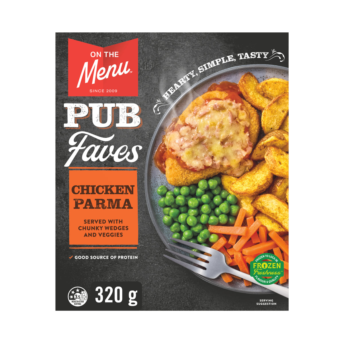 Pub Faves Chicken Parmigiana 320g – On the Menu