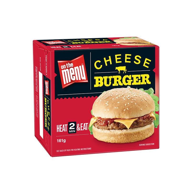 Snacks | Cheese Burger 161g – On the Menu